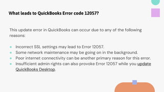 How Can I Rectify QuickBooks Error Code 12057.pptx