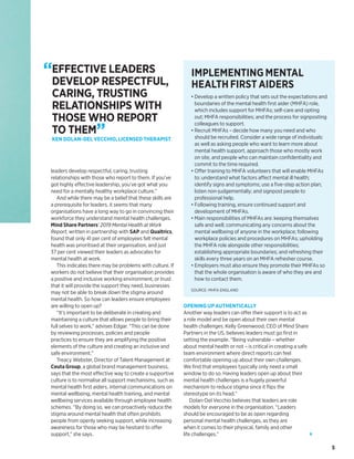 How can leaders support their employees mental health? | PDF | Mental ...
