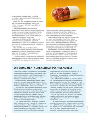 How can leaders support their employees mental health? | PDF
