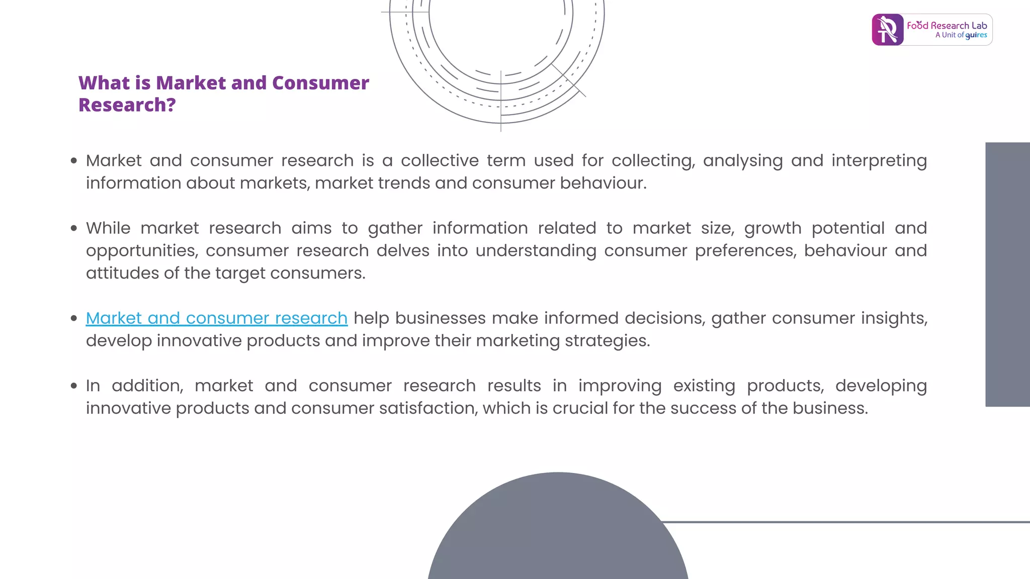 market and consumer research | PPT