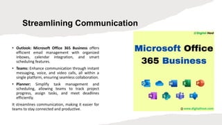How Can Microsoft Office 365 Improve Your Productivity? | PPTX
