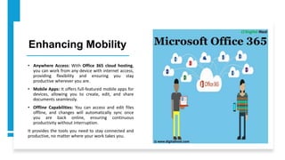 How Can Microsoft Office 365 Improve Your Productivity? | PPTX