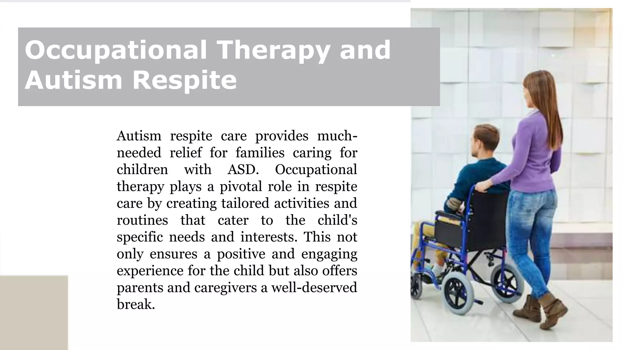 How Can Occupational Therapy Help Autism Spectrum Disorder (ASD ...