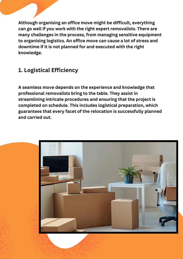 How Can Removalists Ensure a Smooth Office Move? | PDF