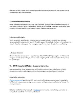 How can the BANT model help you to qualify more leads in less time.pdf