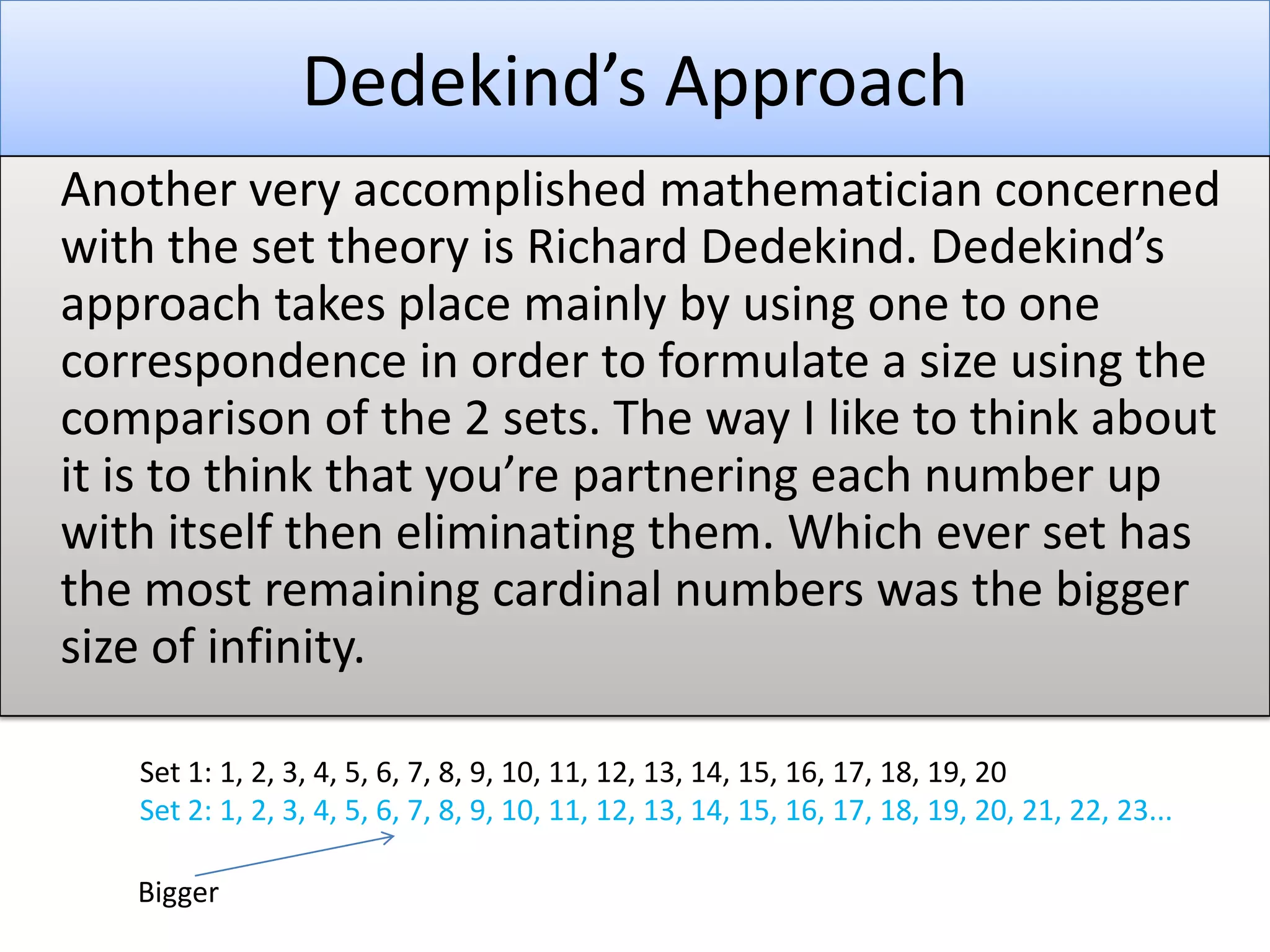 How can there be different sizes of infinity | PPTX