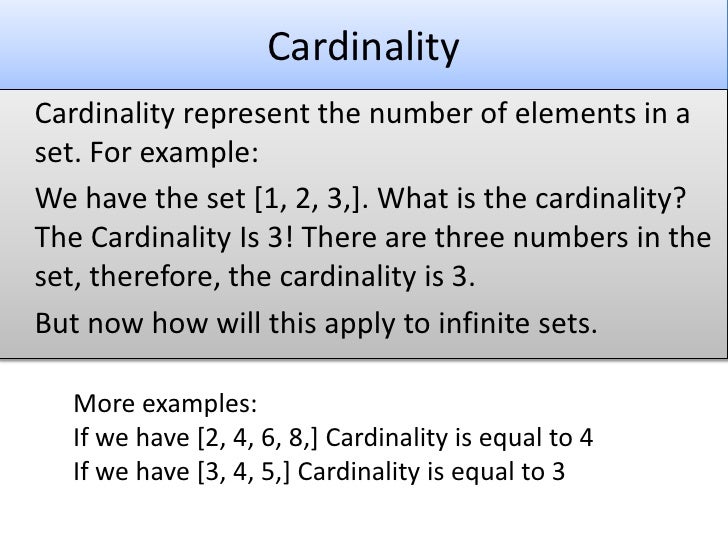 How can there be different sizes of infinity