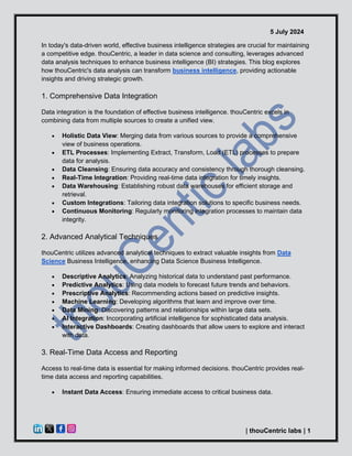 How Can thouCentric's Data Analysis Improve Business Intelligence Strategies.pdf