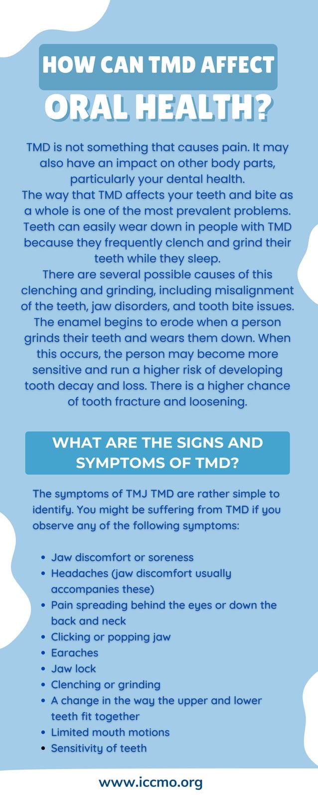 How Can TMD Affect Oral Health | What Are the Signs and Symptoms of TMD ...
