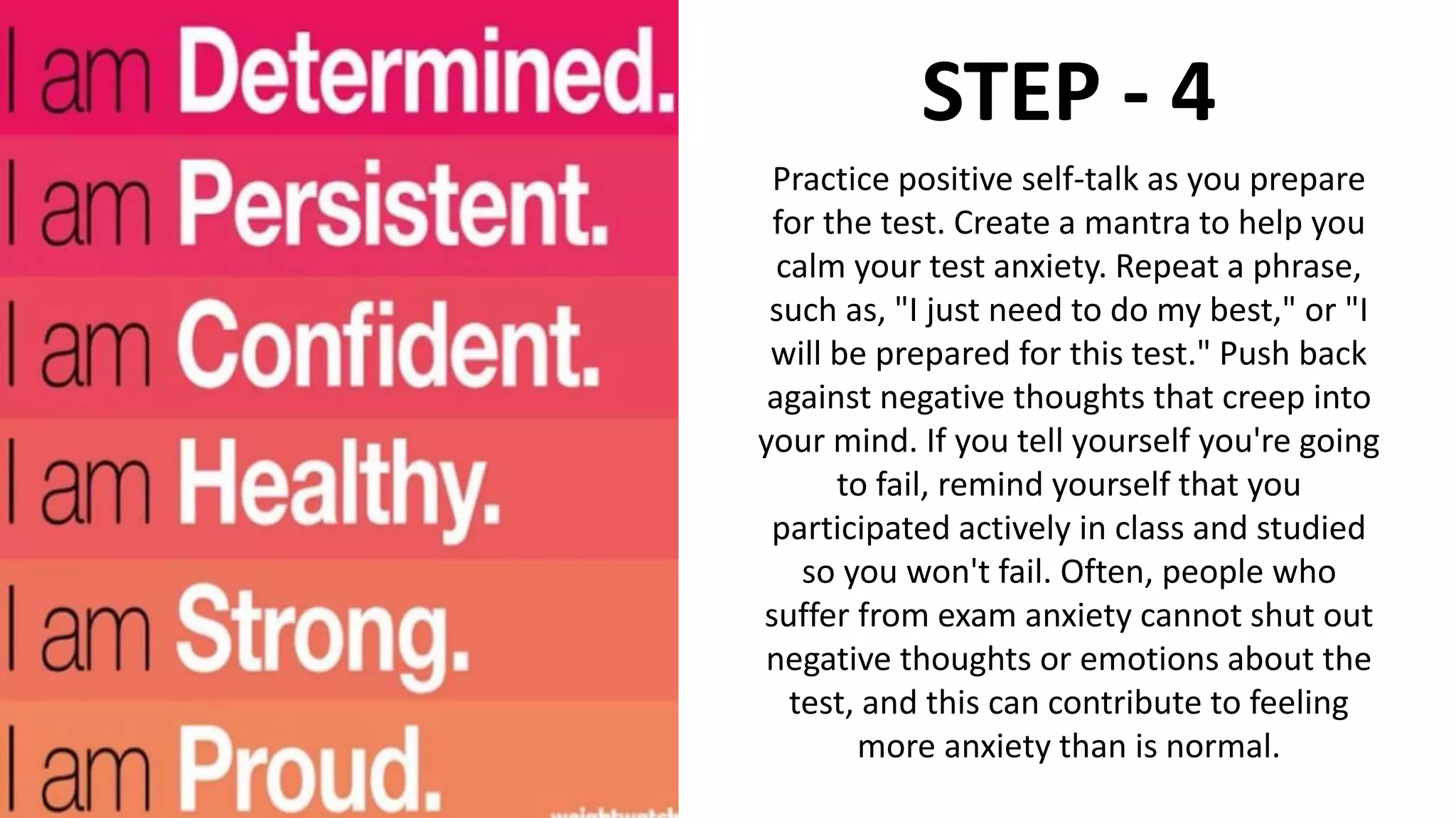 How can we overcome exam fear | PPTX