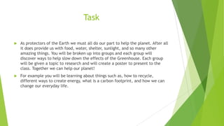 How can we save our planet | PPTX | Environment | Science