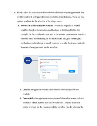 How Can Workflows in Zoho CRM Be Effectively Automated | PDF