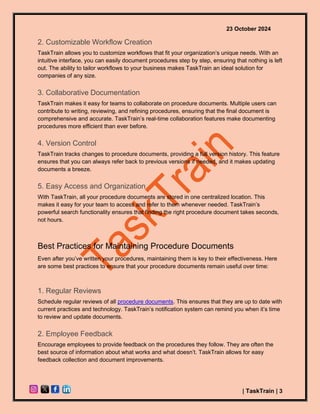 How Can You Effectively Document Procedures Try TaskTrain’s Solutions!.pdf