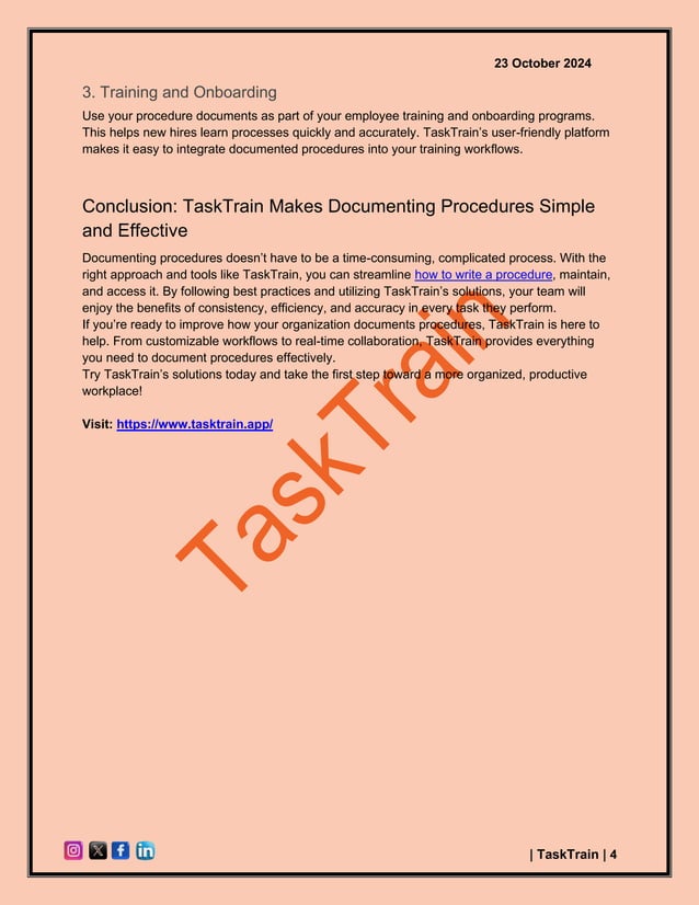 How Can You Effectively Document Procedures Try TaskTrain’s Solutions!.pdf