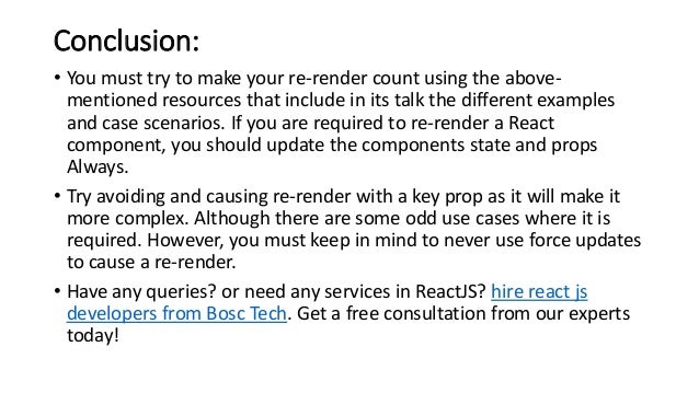 How Can You Force React Components To Rerender Without Calling The Set State Ppt Pptx