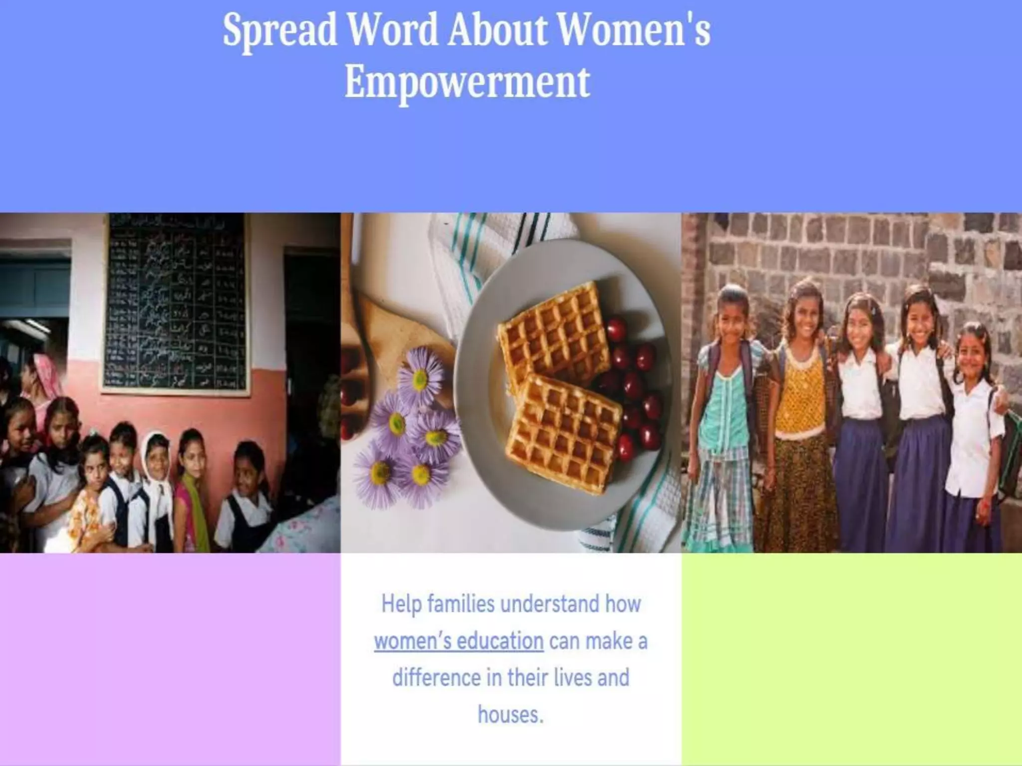 Empowering Women by Creating Awareness | Auroveda Foundation | PPTX
