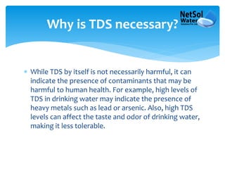 How can you reduce TDS in your drinking water.pptx