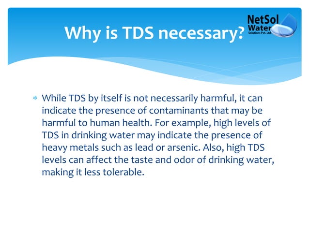 How can you reduce TDS in your drinking water.pptx