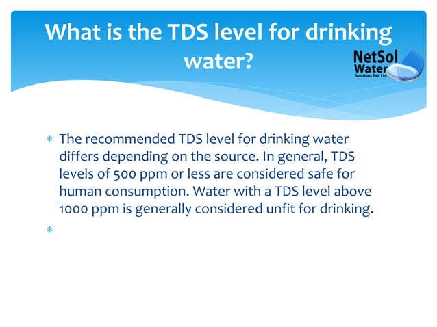 How can you reduce TDS in your drinking water.pptx