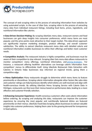 How Can You Scrape UberEats Menu Data for Ontario Restaurants with ...