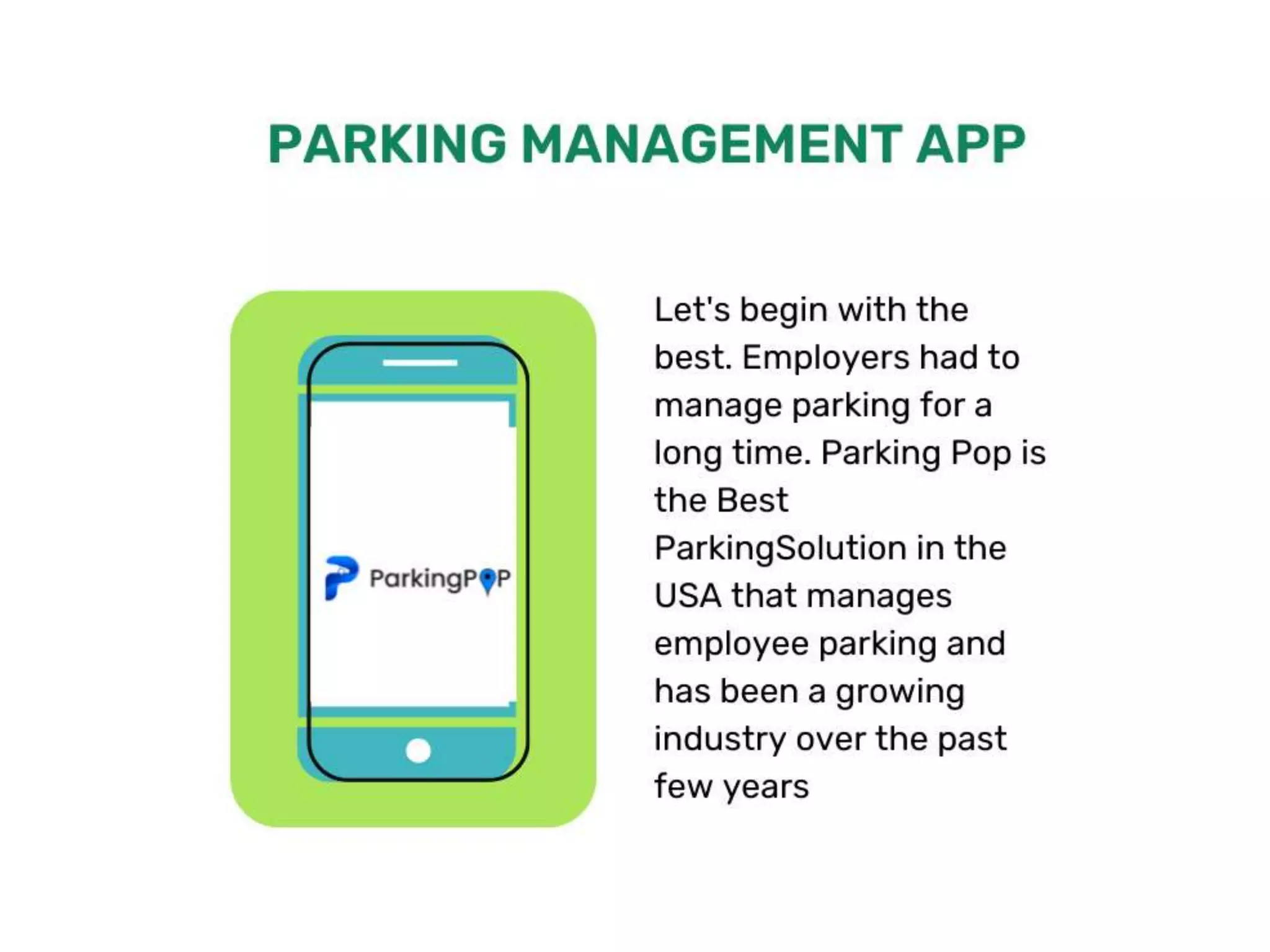 How can you solve the problem of parking spaces in the USA.pptx