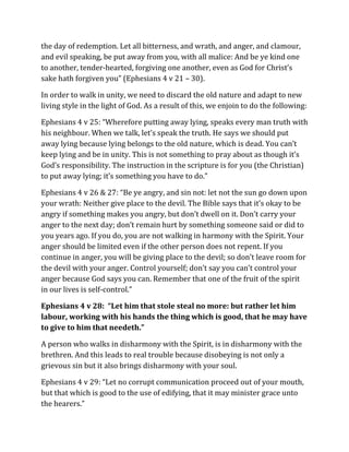 How Can You Walk in Unity? (Part 1) | PDF