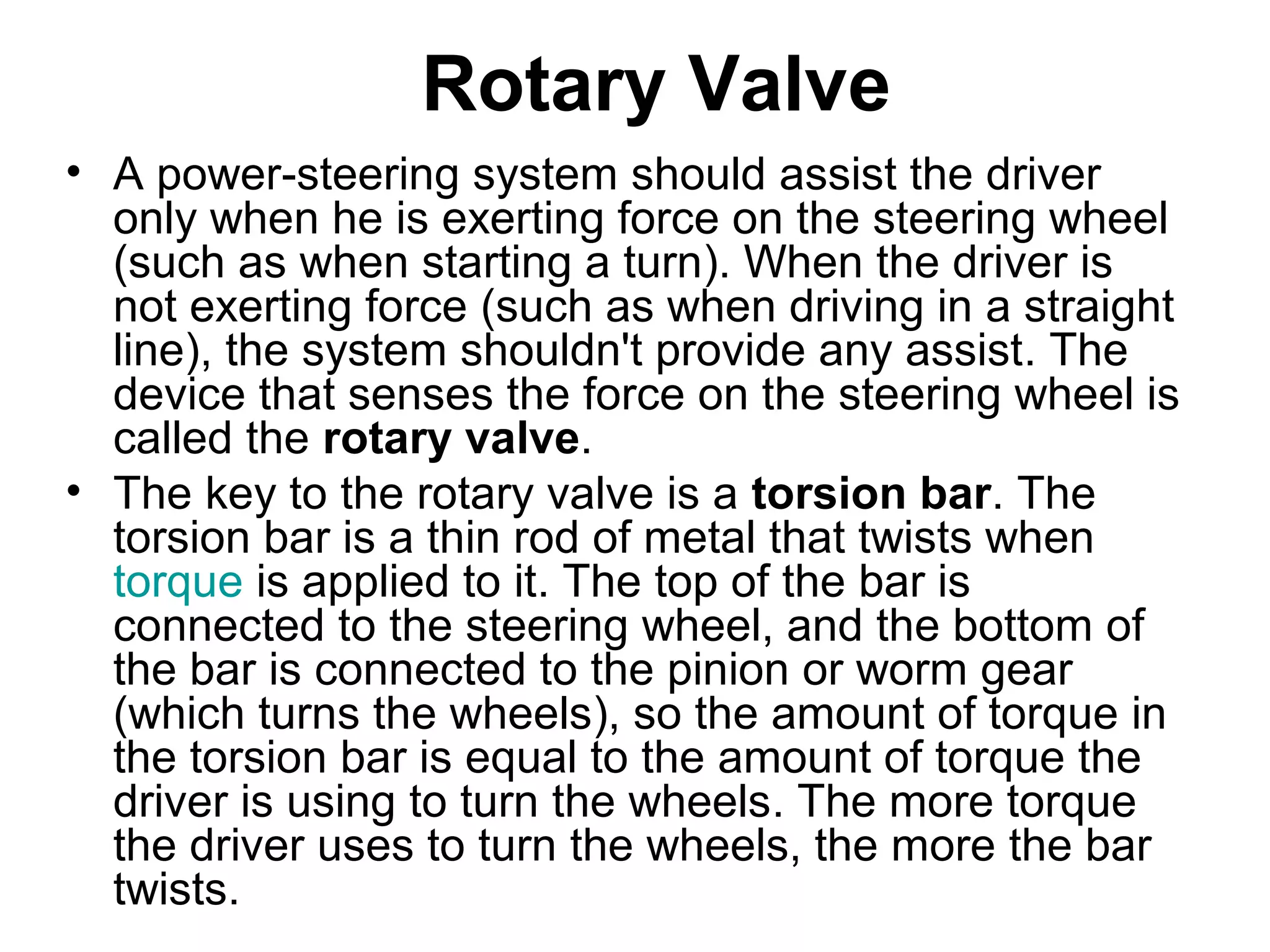 How car steering works( Recirculating-ball Steering) | PPT