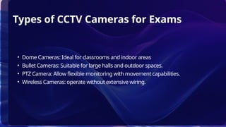 How CCTV Has Become The Need of Examination.pptx