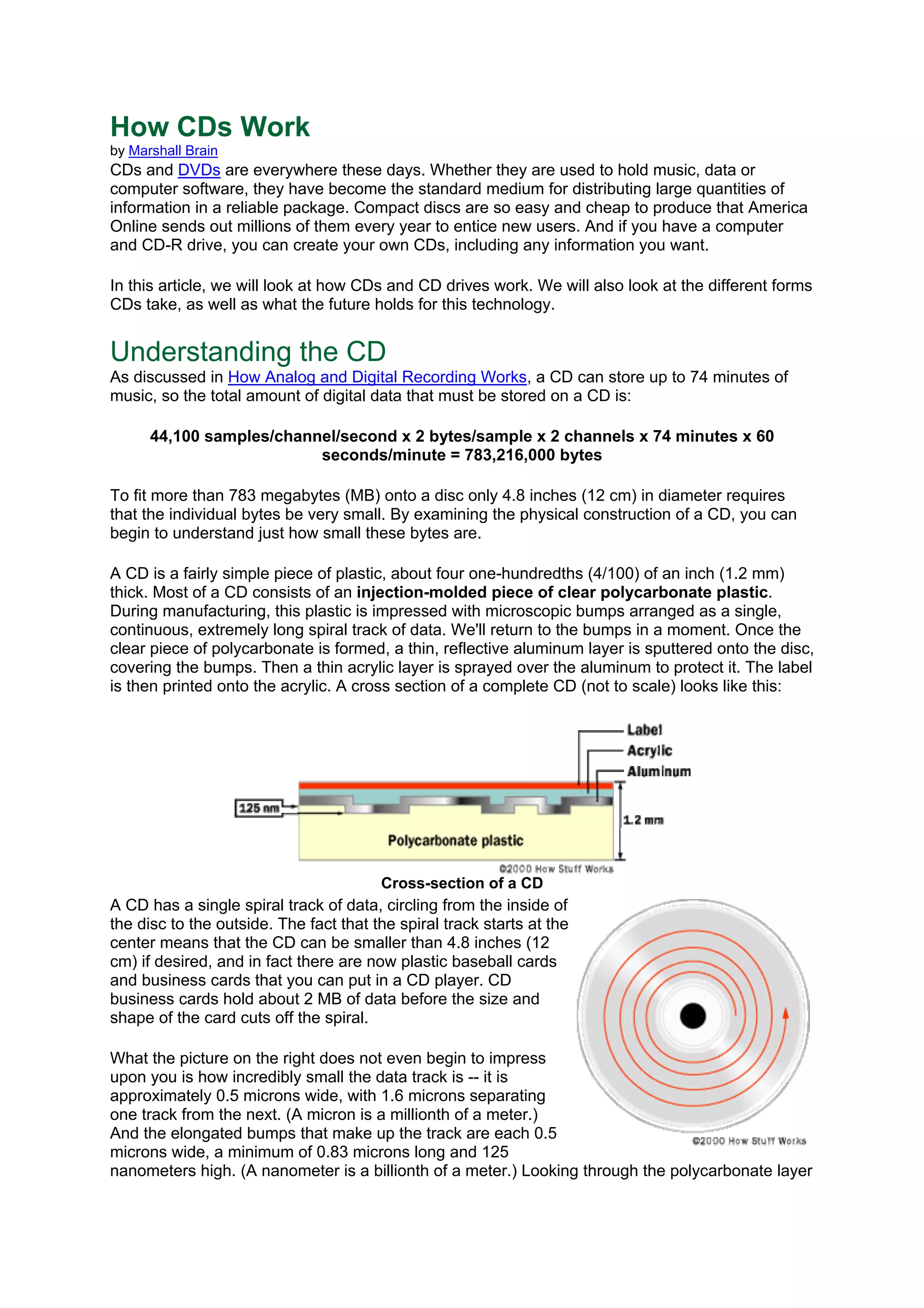 How cds work | PDF