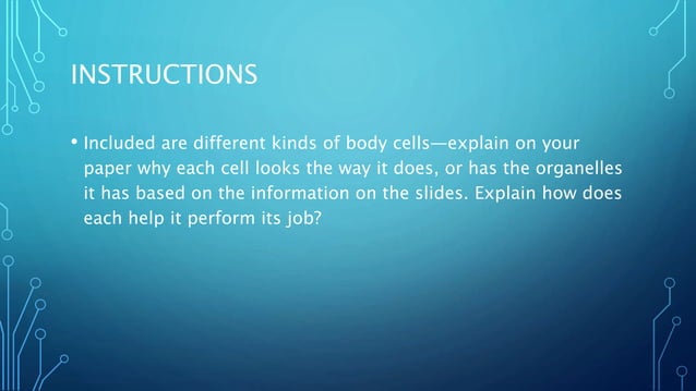 How cells form tissues and other organs | PPT