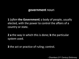 How Central Government Works | PPTX