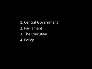 How Central Government Works | PPTX