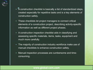 How Checklist improve Construction Safety.pptx