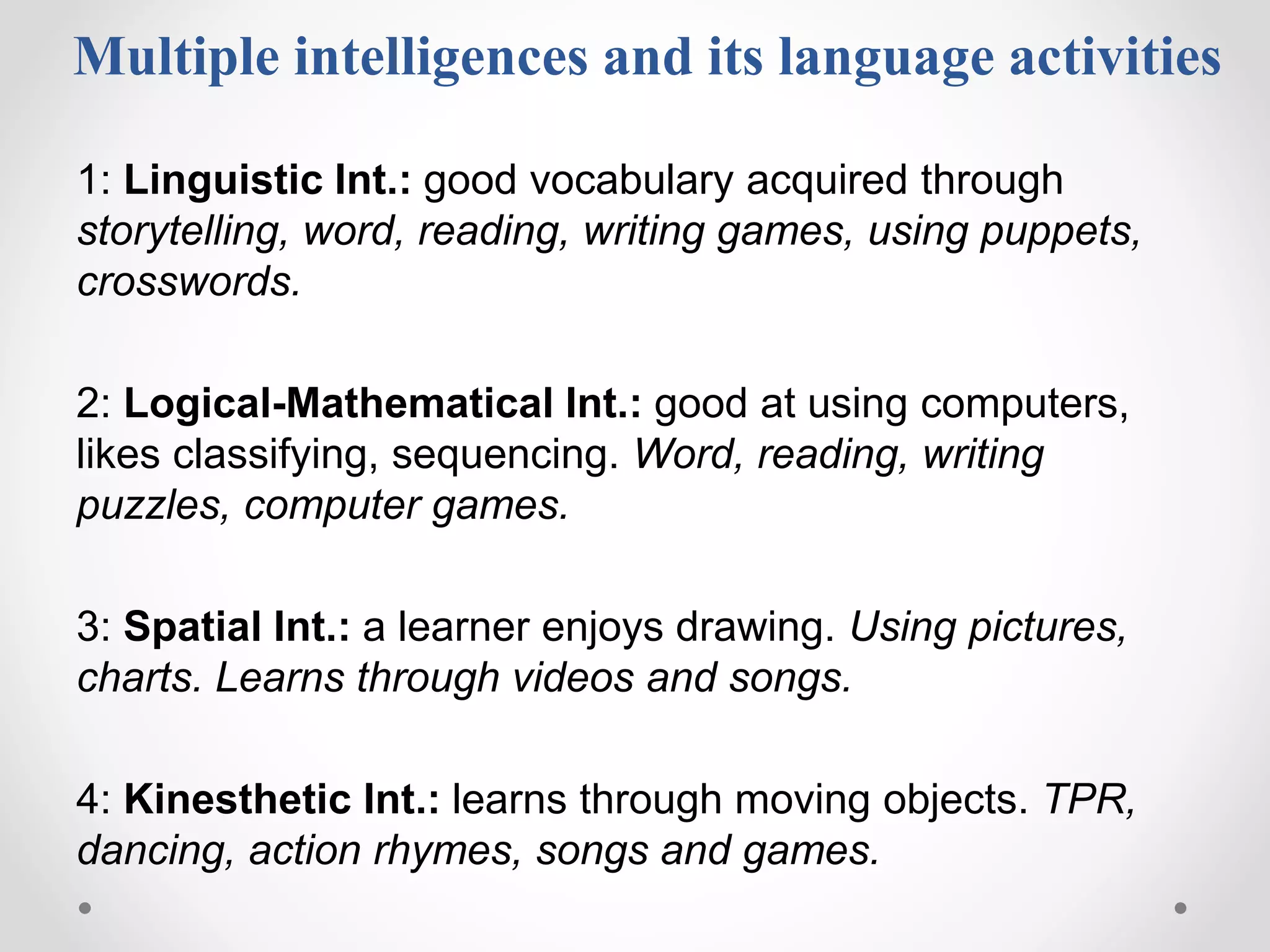 How children learn languages | PPT
