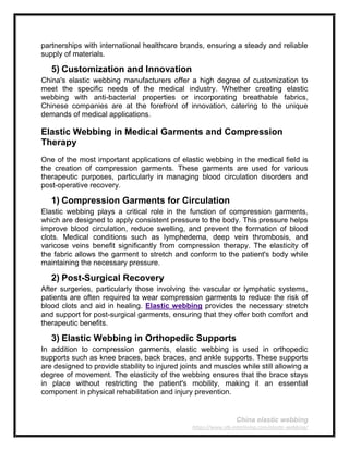 How China Elastic Webbing is Transforming the Medical Industry | PDF ...