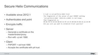 Perforce on Tour 2015 - Securing the Helix Platform at Citrix | PPT