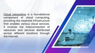 How Cloud Networking Works | Cloud Infrastructure Services | PDF
