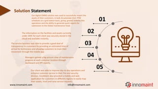 How CMMS Software streamline Service Based Engineering Company Maintenance Operation | Innomaint ...