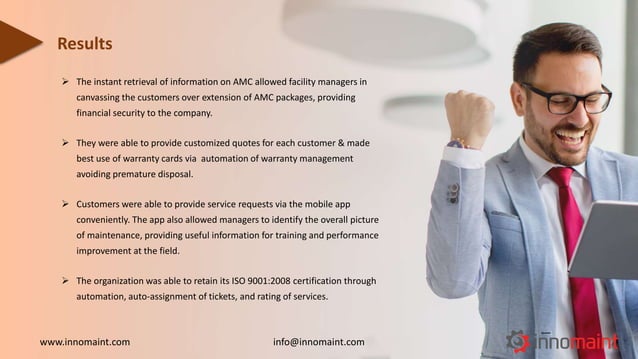 How CMMS Software streamline Service Based Engineering Company Maintenance Operation | Innomaint ...