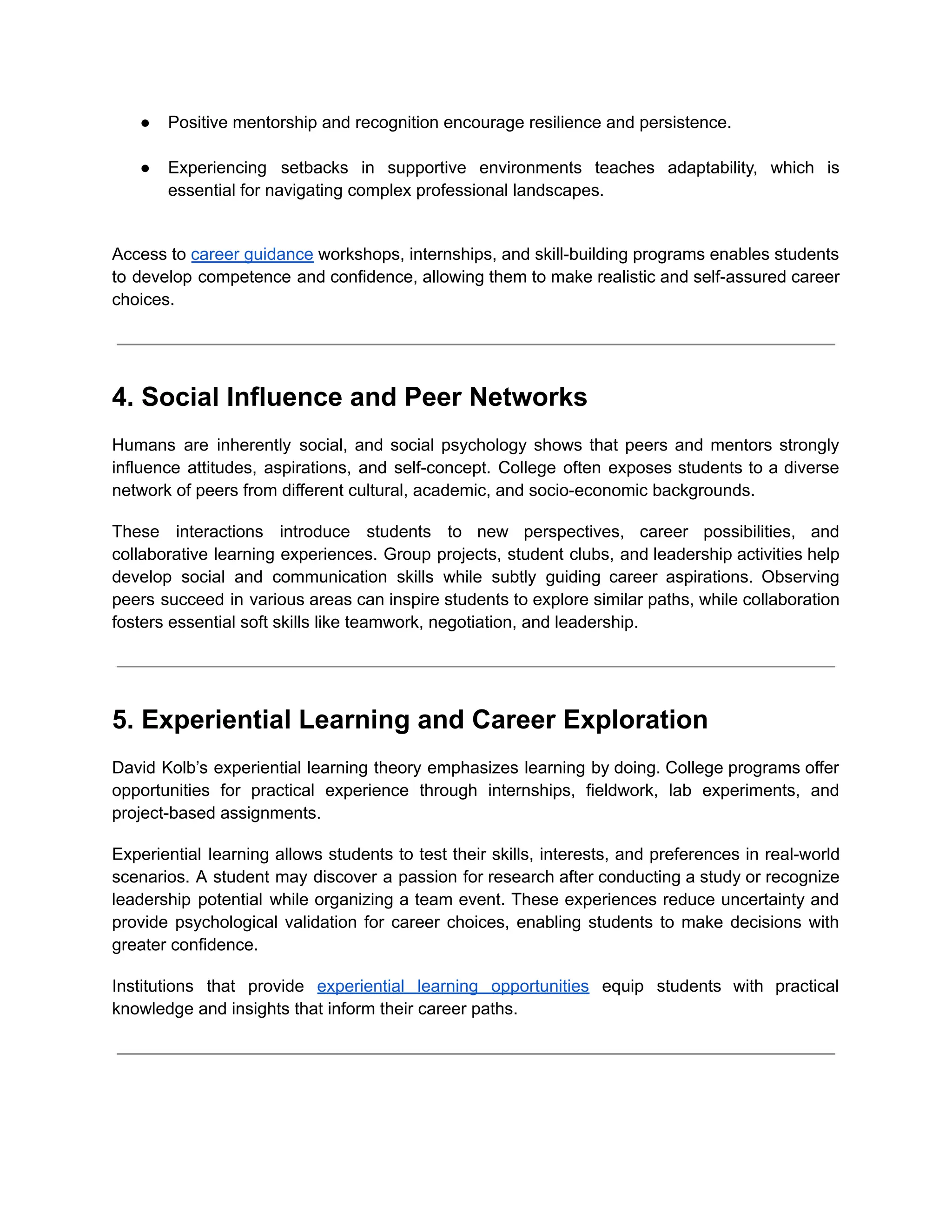 How College Influences a Person’s Career Choice | A Psychological ...