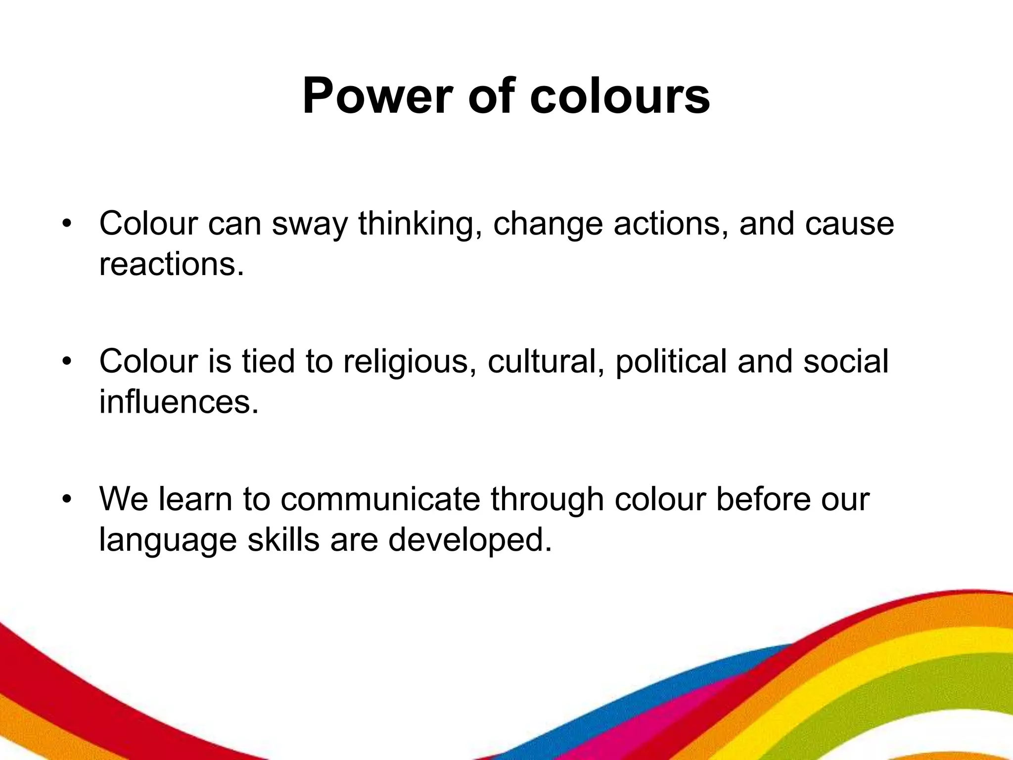 How colors affect communication | PPTX