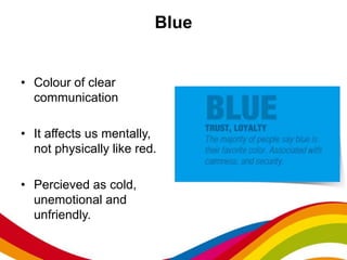 How colors affect communication | PPTX