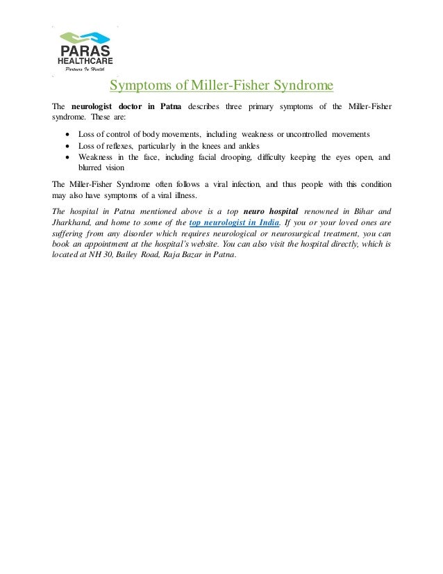 How Common Is The Miller-Fisher Syndrome?
