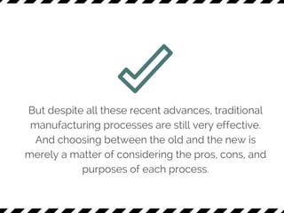 How Common Manufacturing Methods Compare | PDF