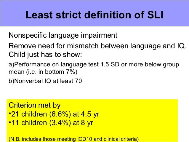 How common is SLI?