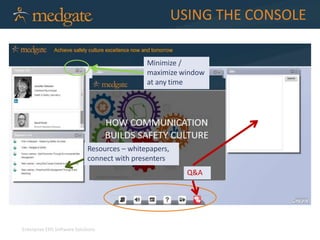 Medgate: How Communication Builds Safety Culture | PPT