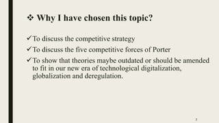 How competitive forces shape strategy | PPT