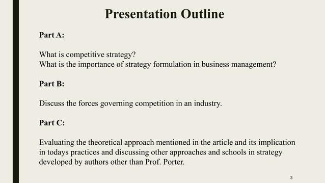 How competitive forces shape strategy | PPT