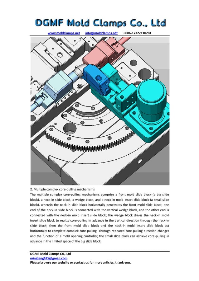 How complex molds are demolded dynamic pictures | PDF