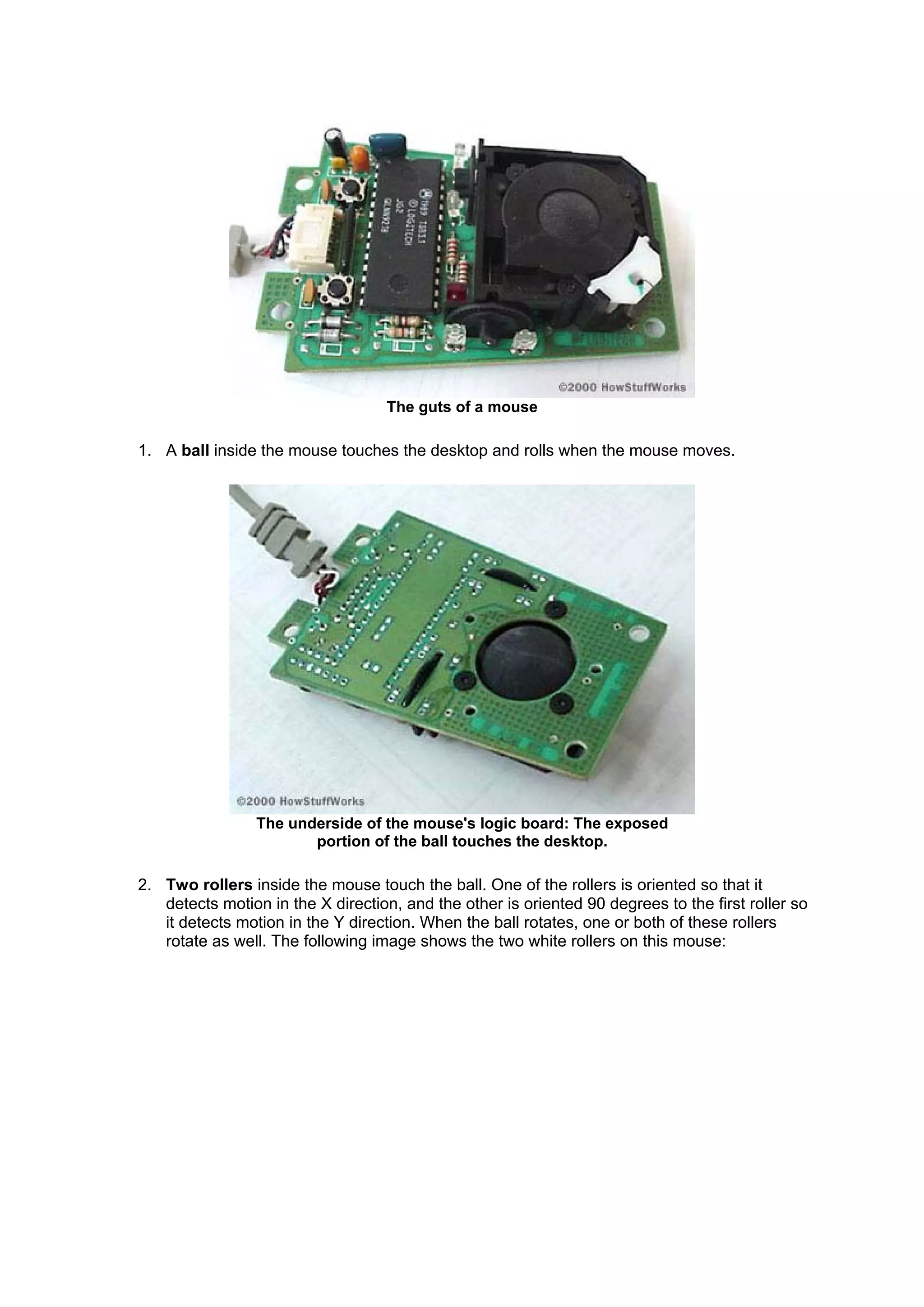 How computer mice work | PDF | Computer Peripherals | Computing